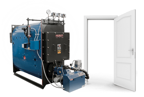 Hurst Hot Water Boiler | Three Pass Firetube | LPW Series